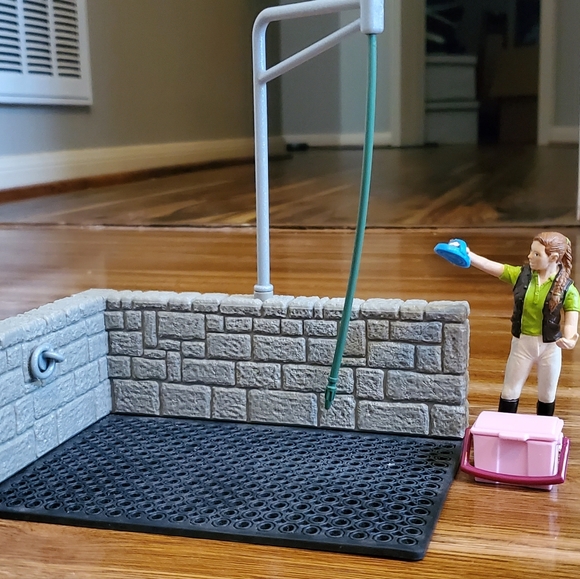 schleich | Toys | Schleich Wash Rack Set | Poshmark